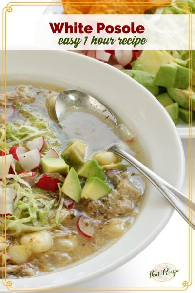 White Posole (Pozole) Ready in About an Hour