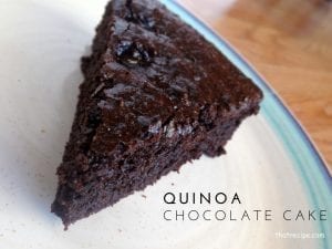 Quinoa Chocolate Cake: You'd Never Know it is Gluten Free