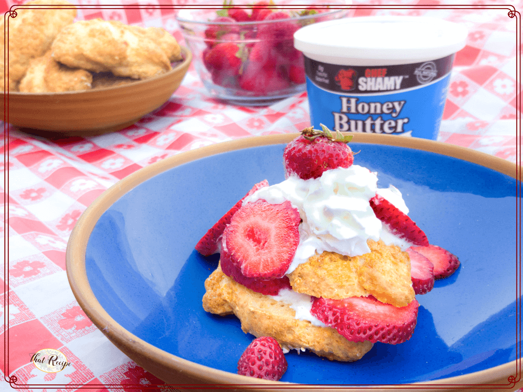Simple Summer Dessert: Honey Vanilla Strawberry Shortcake #CookoutWeek