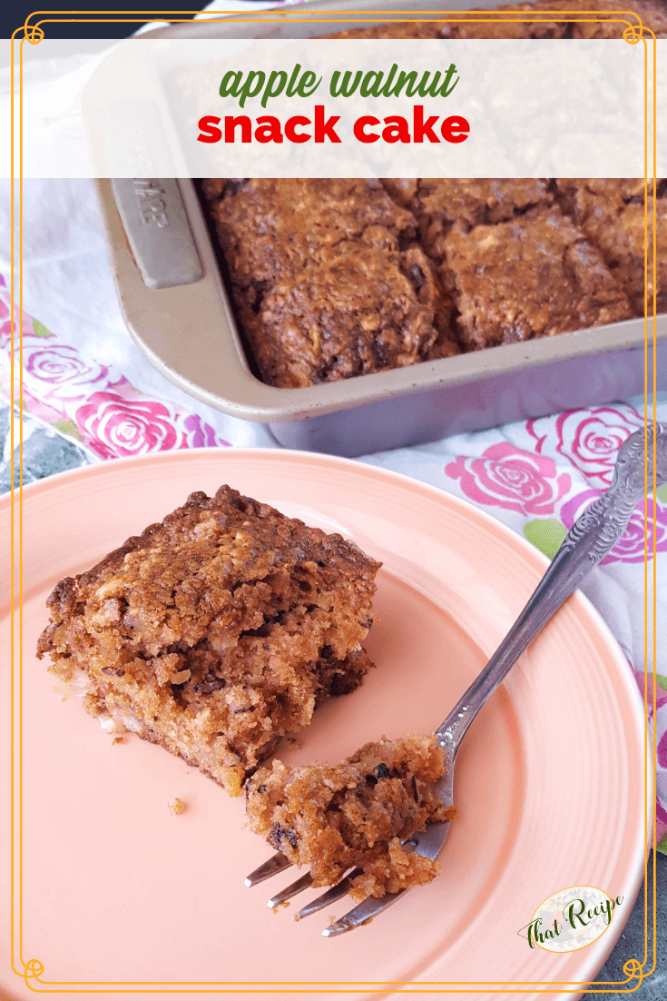 Make After School Special with This Apple Walnut Snack Cake