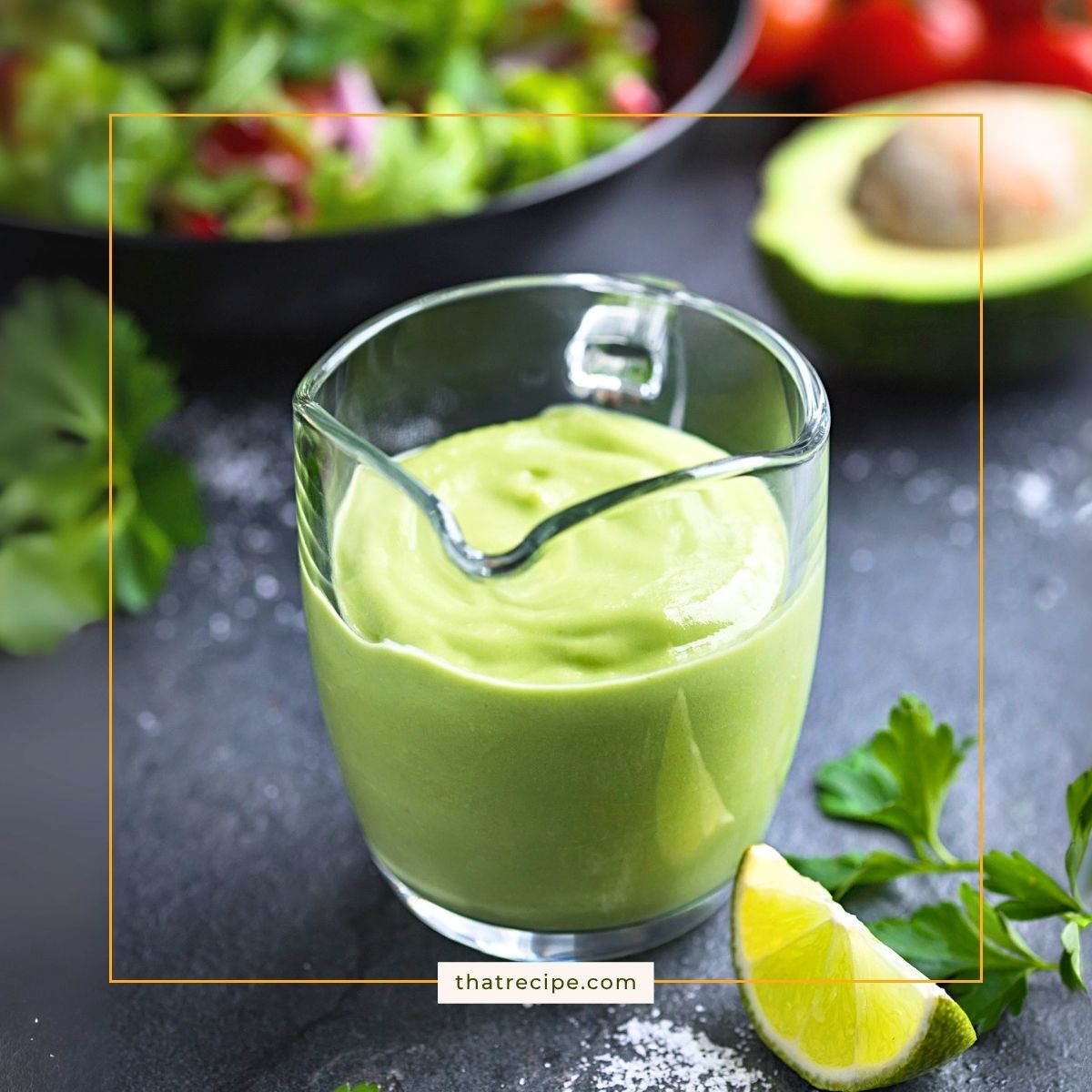 Creamy Avocado Salad Dressing for a Healthier Salad