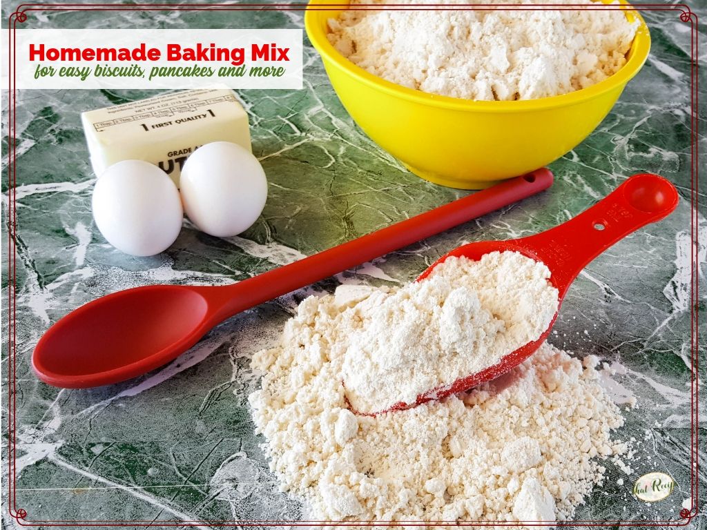Simple Homemade Baking Mix for Pancakes, Biscuits and More
