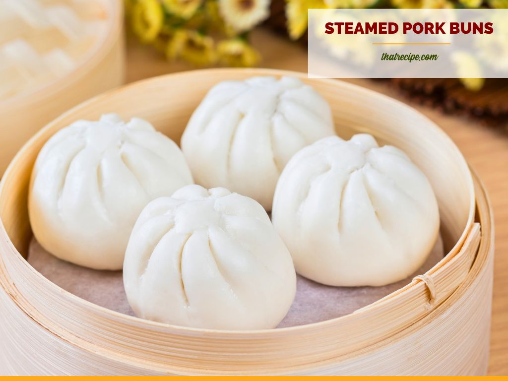 Chinese Buns Baozi, A Great Traditional Dish Of Chinese Cuisine.