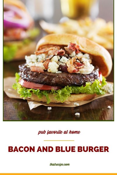 Bacon and Blue Cheese Burgers Burst with Flavor