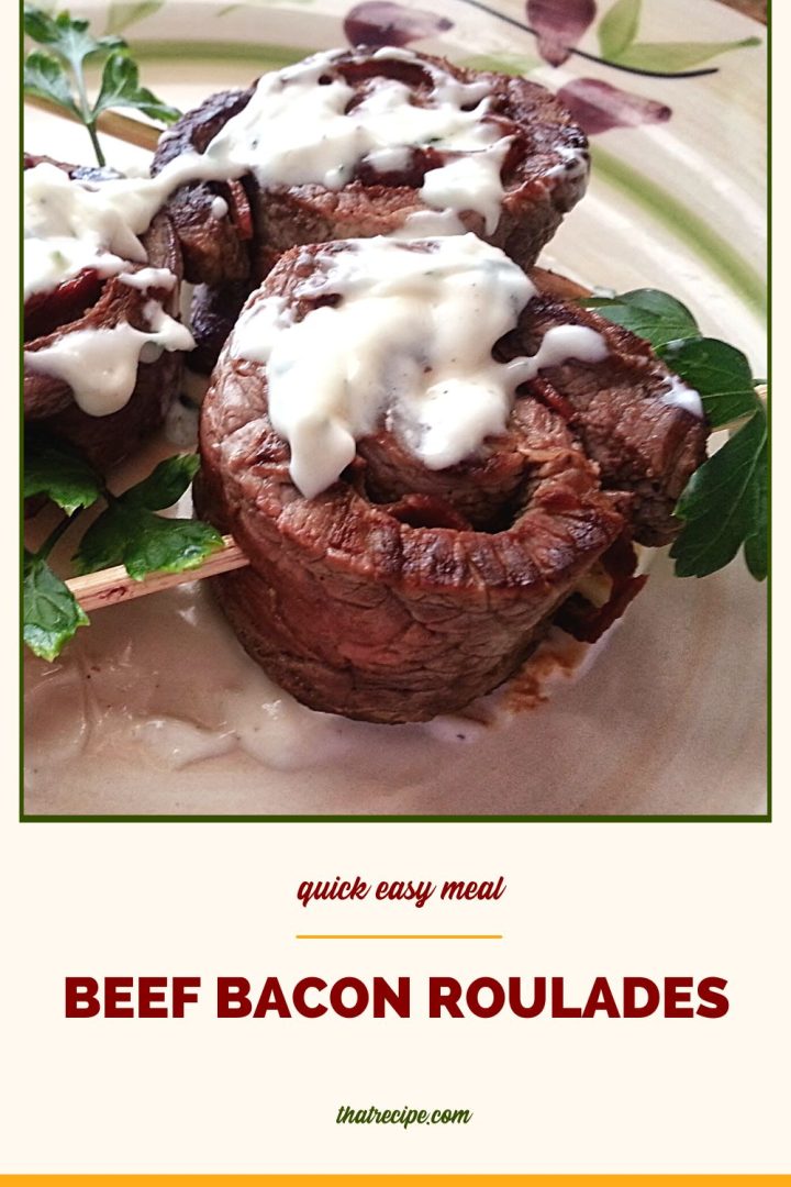 Grilled Beef and Bacon Roulades Make an Easy Meal