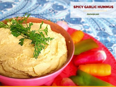 Garlic Hummus: spicy, easy and heart healthy