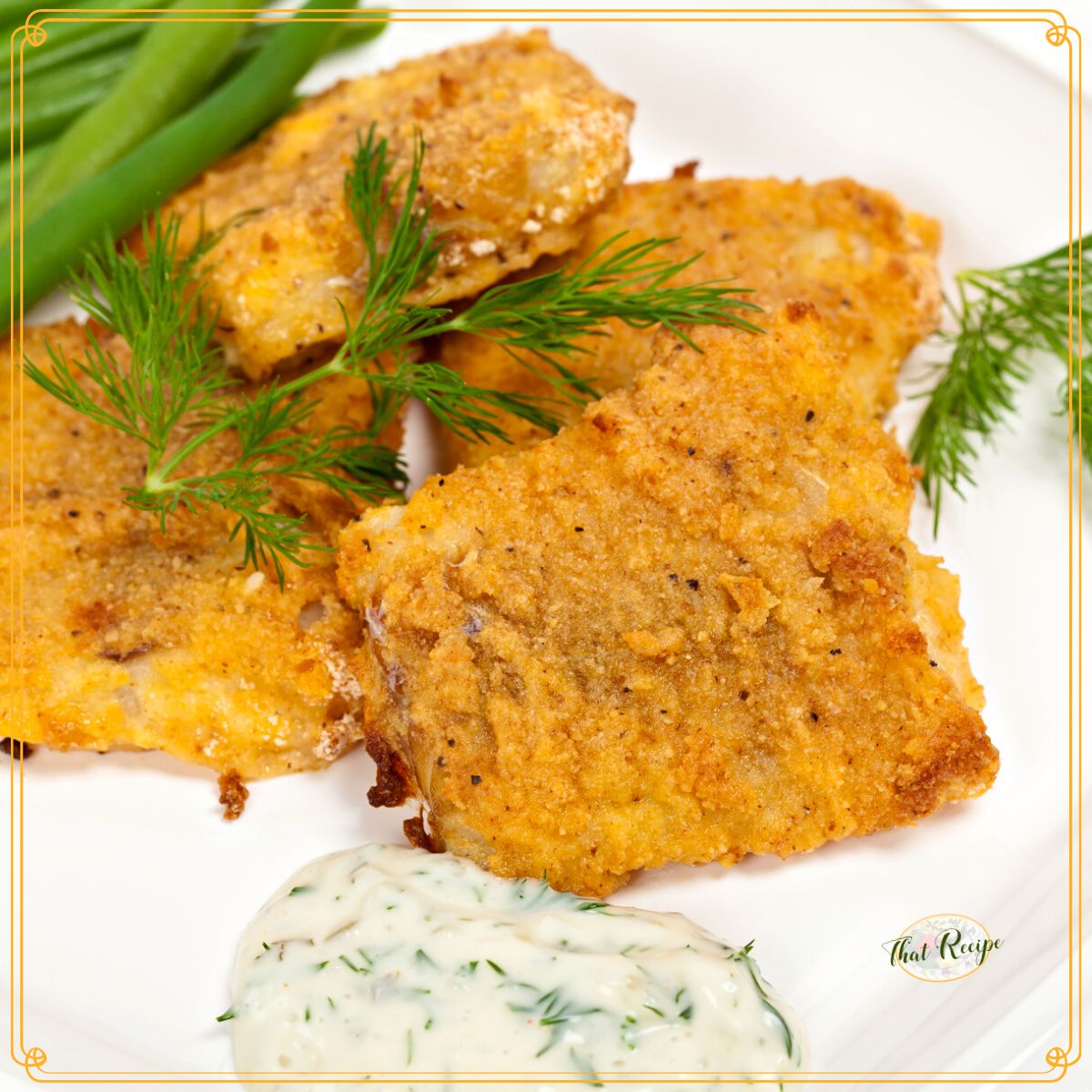 Pan Seared Fish Fillets with Lemon Wine Sauce