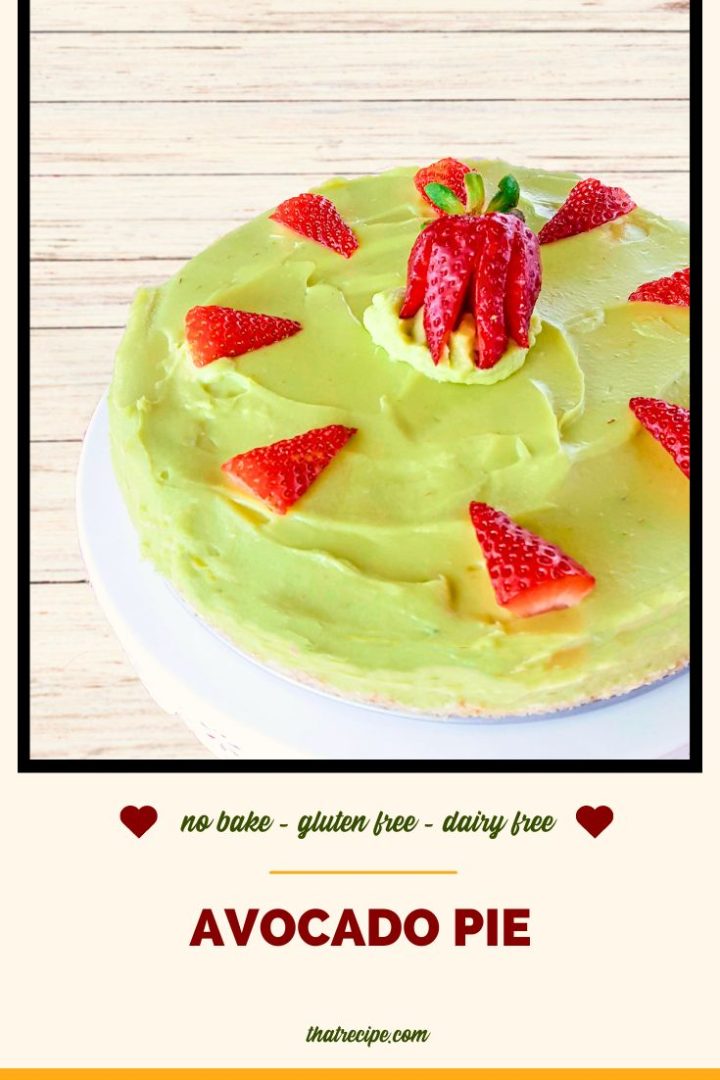 No Bake Avocado Pie: a Sweet and Creamy Dessert